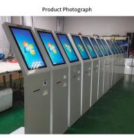 China 19 Inch Touch Screen Digital Signage All In One Pc Stand Computer Lcd Screen With Printer for sale