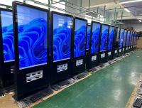 China 55 Inch Cell Phone Charging Kiosk Mobile Charging Phones LCD Digital Signage for sale