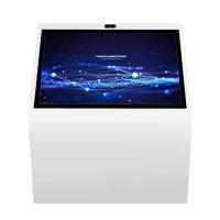 China 55” L-Type Vertical Touch Screen Display with Camera & Microphone for Conferences & Events for sale