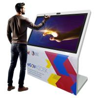 China 55” L-Type Vertical Touch Screen Display with Camera & Microphone for Conferences & Events for sale