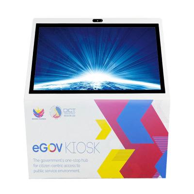 China 55 Inch Live 2-Way Video Chat Touch Screen Kiosk With Camera And Microphone for sale