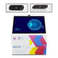 China 55 Inch Live 2-Way Video Chat Touch Screen Kiosk With Camera And Microphone for sale
