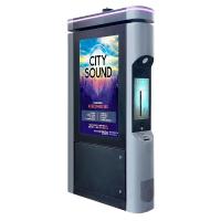 China 55 inch 4K Smart City Air Quality Sensor IK10 Explosion-Proof Glass Touch Screen Kiosk for sale
