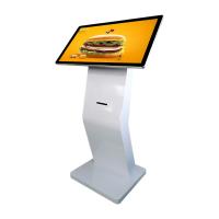 China 21.5'' Android Touch Screen Kiosk - Interactive Digital Signage Display with Built-in Printer, Floor Standing Commercial Player for sale