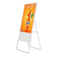 China 43Inch Portable LCD Digital Signage for Restaurant Retail LCD Poster Advertising Display for sale