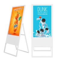 China 43Inch Portable LCD Digital Signage for Restaurant Retail LCD Poster Advertising Display for sale