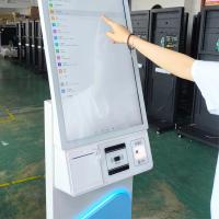 China 27 Inch Self Service Payment Kiosk With LED Light Strip And Touch Screen for sale