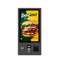 China 32 Inch Self-Service Touch Screen Kiosk Retail Store Floor Stand Bill Payment Ordering Video Indoor Use Agency Supplied for sale
