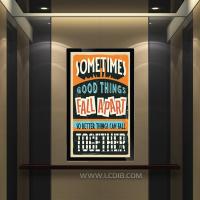 China Wall Mounted Elevator Android 21.5 