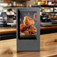 China L Shape 10.1 Inch Super Slim LCD Touch Screen Kiosk Table Advertising Display For Retail for sale