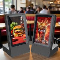 China L Shape 10.1 Inch Super Slim LCD Touch Screen Kiosk Table Advertising Display For Retail for sale