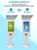 China 32 Inch Outdoor Self-Order Kiosk with 2000 Nits Brightness IP65 Waterproof and 80mm Thermal Printer for sale