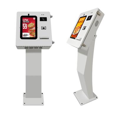 China Restaurant Ordering Outdoor Self-service Kiosk  PCAP Touch Screen Self-service Kiosk 15.6 Inch Self-service Pos System for sale