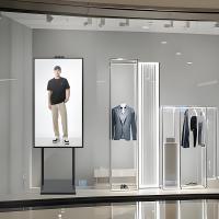 China 49 Inch High Brightness Floor Stand LCD Screen Digital Signage Advertising Display Kiosk for sale