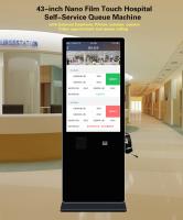 China 43 inch LCD Healthcare Hospital Two-Way Intercom  Interactive Kiosk  Wifi Touch Screen Kiosk for sale