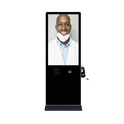 China 43 inch LCD Healthcare Hospital Two-Way Intercom  Interactive Kiosk  Wifi Touch Screen Kiosk for sale