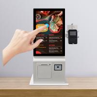 China 15.6 inch Touchscreen Countertop Kiosk Restaurant Self-serve Kiosk With Receipt Printer and QR Code Scanner for sale