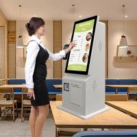 China 15.6 inch Touchscreen Countertop Kiosk Restaurant Self-serve Kiosk With Receipt Printer and QR Code Scanner for sale