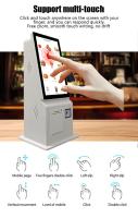 China 15.6 inch Touchscreen Countertop Kiosk Restaurant Self-serve Kiosk With Receipt Printer and QR Code Scanner for sale
