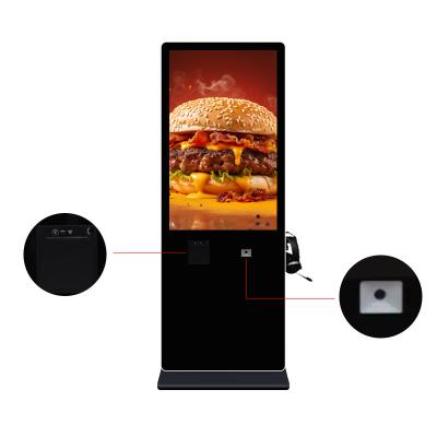 China 43-inch Nano Film Touch Hospital Self-Service Queue Machine with Camera Microphone LCD Hot Selling New Design Signage for sale