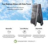 China Solar Powered Portable Digital Kiosk - Foldable LCD Advertising Screen Waterproof Outdoor TV for Outdoor Digital Signage for sale