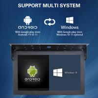 China 21.5/24/32 Inch Stretched Bar Ceiling Mount Bus Wifi Digital Signage Android Wireless Networking Digital Lcd Monitor With 4G Option for sale