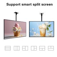 China 43 Inch Wall Mount Backlit Menu Board - All Black Right Angle Integrated Digital Signage for Restaurant/Cafe for sale