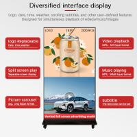 China Top-Rated 75/86 Inch Vertical Full Screen Advertising Display, 4K Ultra HD Intelligent Splicing Large Screen Monitor All-in-One, Commercial Digital Signage with Wi-Fi, Bluetooth, Cloud Management for sale
