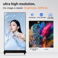 China Top-Rated 75/86 Inch Vertical Full Screen Advertising Display, 4K Ultra HD Intelligent Splicing Large Screen Monitor All-in-One, Commercial Digital Signage with Wi-Fi, Bluetooth, Cloud Management for sale