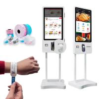 China Hospital Medical Center Wristband Printer Touch Screen Payment Kiosk in 22inch 24inch 32inch for sale