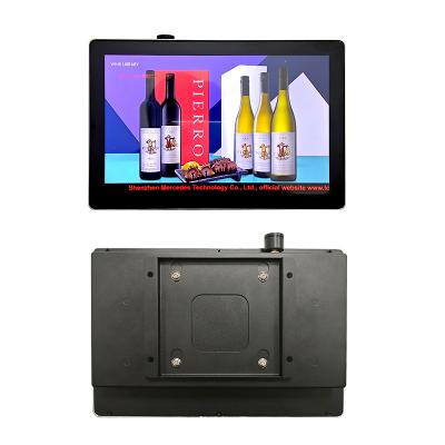 China 10.1 inch Metal Aluminum Frame Wall Mount Android PC PCAP Touch Screen Display for sale