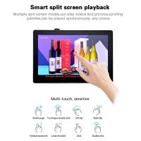 China 10.1 inch Metal Aluminum Frame Wall Mount Android PC PCAP Touch Screen Display for sale