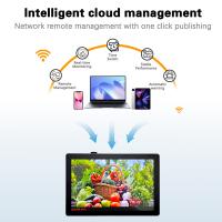 China 10.1 inch Metal Aluminum Frame Wall Mount Android PC PCAP Touch Screen Display for sale