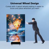 China Triple-fold Double Sided P2.5 P1.86 P1.53 P1.25 LED Mobile Poster Screen for sale