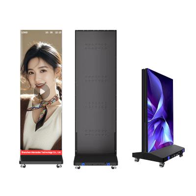 China Foldable LED Mobile Poster Screen in P2.5 P1.86 P1.53 P1.25 for sale