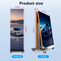China Foldable LED Mobile Poster Screen in P2.5 P1.86 P1.53 P1.25 for sale