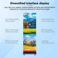 China Foldable LED Mobile Poster Screen in P2.5 P1.86 P1.53 P1.25 for sale