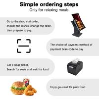 China 23.6-inch Curved-screen Desktop Self-ordering Kiosk for sale