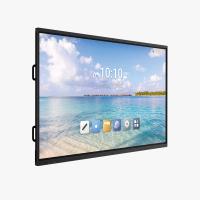 China Digital Interactive Whiteboard Classroom Display Touch Screen 4K LCD Smart Board Android 13 OS 40-Point Touch Aluminum Frame for sale