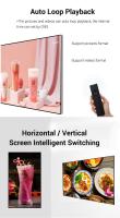 China Wall Mount Menu Board Digital Signage Electronic LED Advertising Screens for Restaurant Cafe for sale