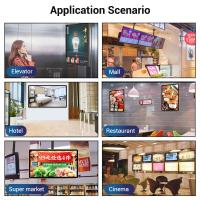 China Wall Mount Menu Board Digital Signage Electronic LED Advertising Screens for Restaurant Cafe for sale