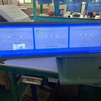 China 49.5 inch Dual Screen Ceiling-mounted Digital Signage Menu Display for Restaurant for sale