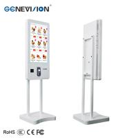 China 32 Inch Self Service Touch Screen Payment Kiosk Thermal Printer Bill Acceptor POS System Ordering Machine for sale