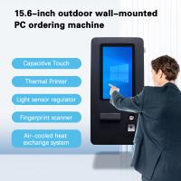 China 15.6 inch IP65 Waterproof Self Service Kiosk with Printer QR Code Scanner Fingerprint Scanner for sale