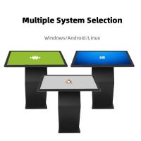 China Horizontal Tilting Base Touch Screen All In One Kiosk, Desktop Freestanding for sale