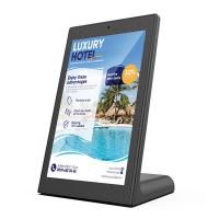 China 14inch Desktop Vertical L Stand Touch Screen All In One Kiosk, Restaurant Counter for sale