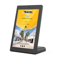 China 14inch Desktop Vertical L Stand Touch Screen All In One Kiosk, Restaurant Counter for sale
