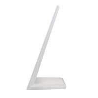 China 15.6 inch White Desktop Vertical L Stand Touch Screen Android All In One Kiosk for sale
