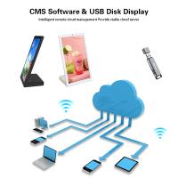 China 10.1 inch 14 inch 15.6 inch ABS Shell L Shape Touch Screen LCD Digital Signage with Camera for sale