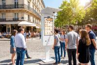 China 24 Inch Outdoor Waterproof IP55 Self-Service Payment Kiosk With Nvidia GTX 1650 GPU And Floor Standing Design for sale